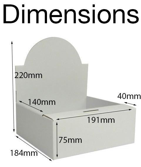 Cardboard Charity Pin Badge Boxes - 75mm - PRINTED – Cardworks Ltd